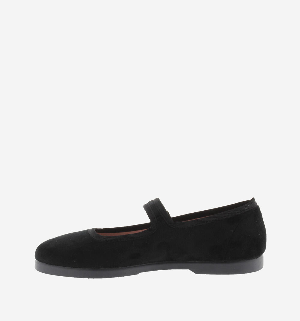 GONG-FU BALLERINE VELOURS & BOUCLE | Chaussures Victoria